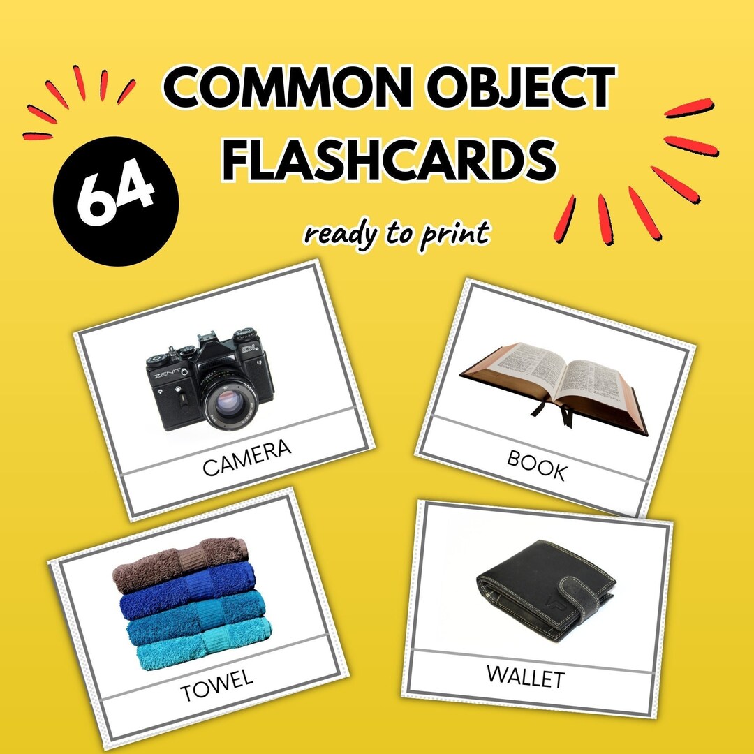 Common Object Flash Cards, Stroke Recovery Worksheets, Dementia Games ...
