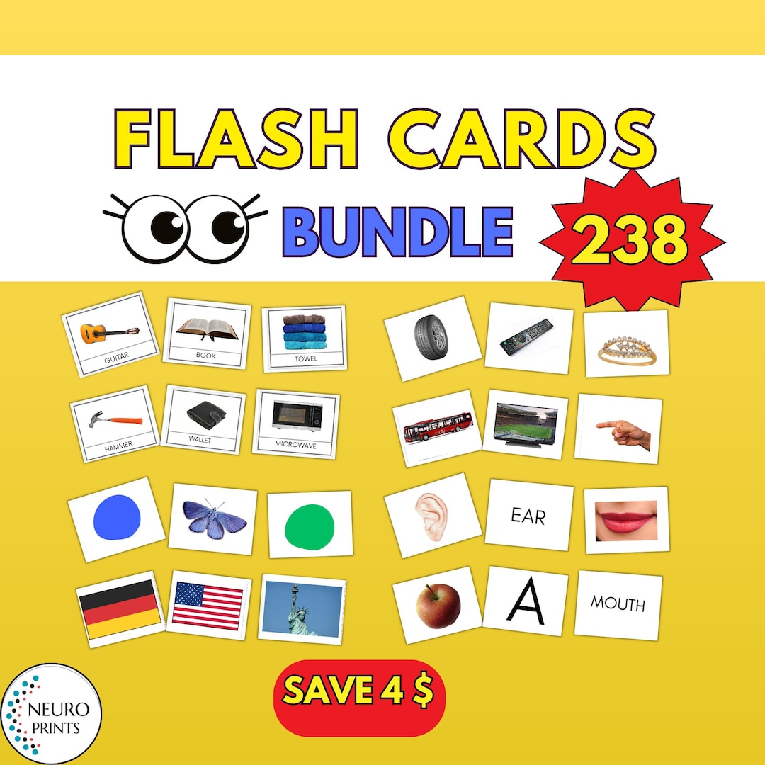 Flash Cards Bundle/ Stroke Recovery/ Senior Citizens Games/ Dementia ...