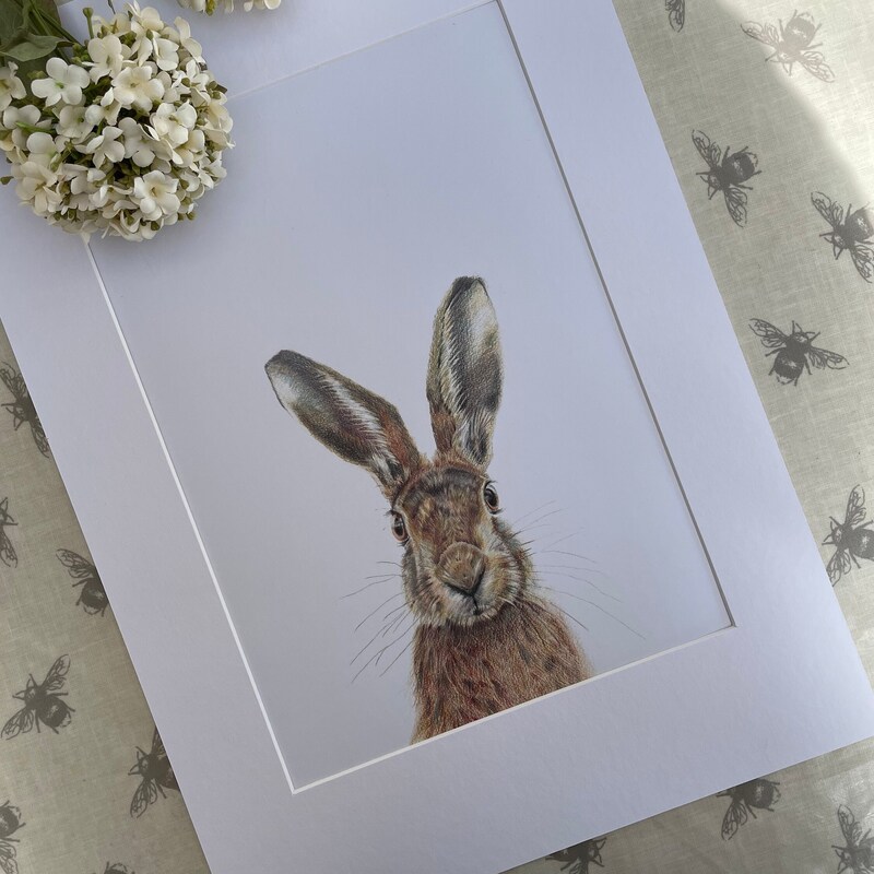 Hare Picture - Etsy UK