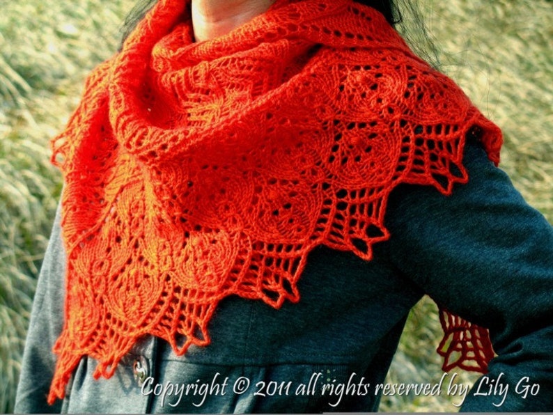 Narnia Knitting Shawl Pattern in PDF - Etsy
