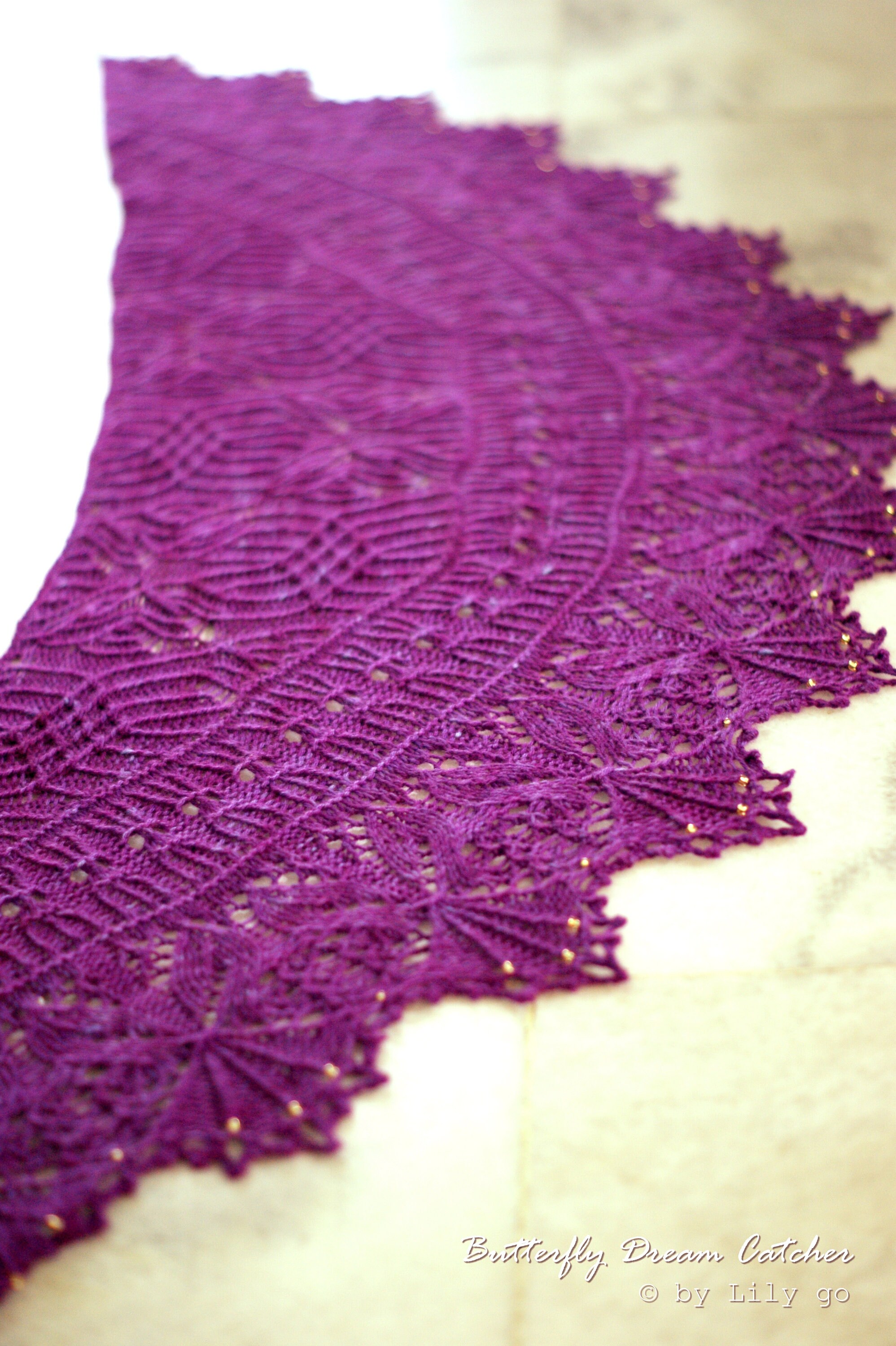 Butterfly Dream Catcher Knitting Shawl Pattern in PDF - Etsy