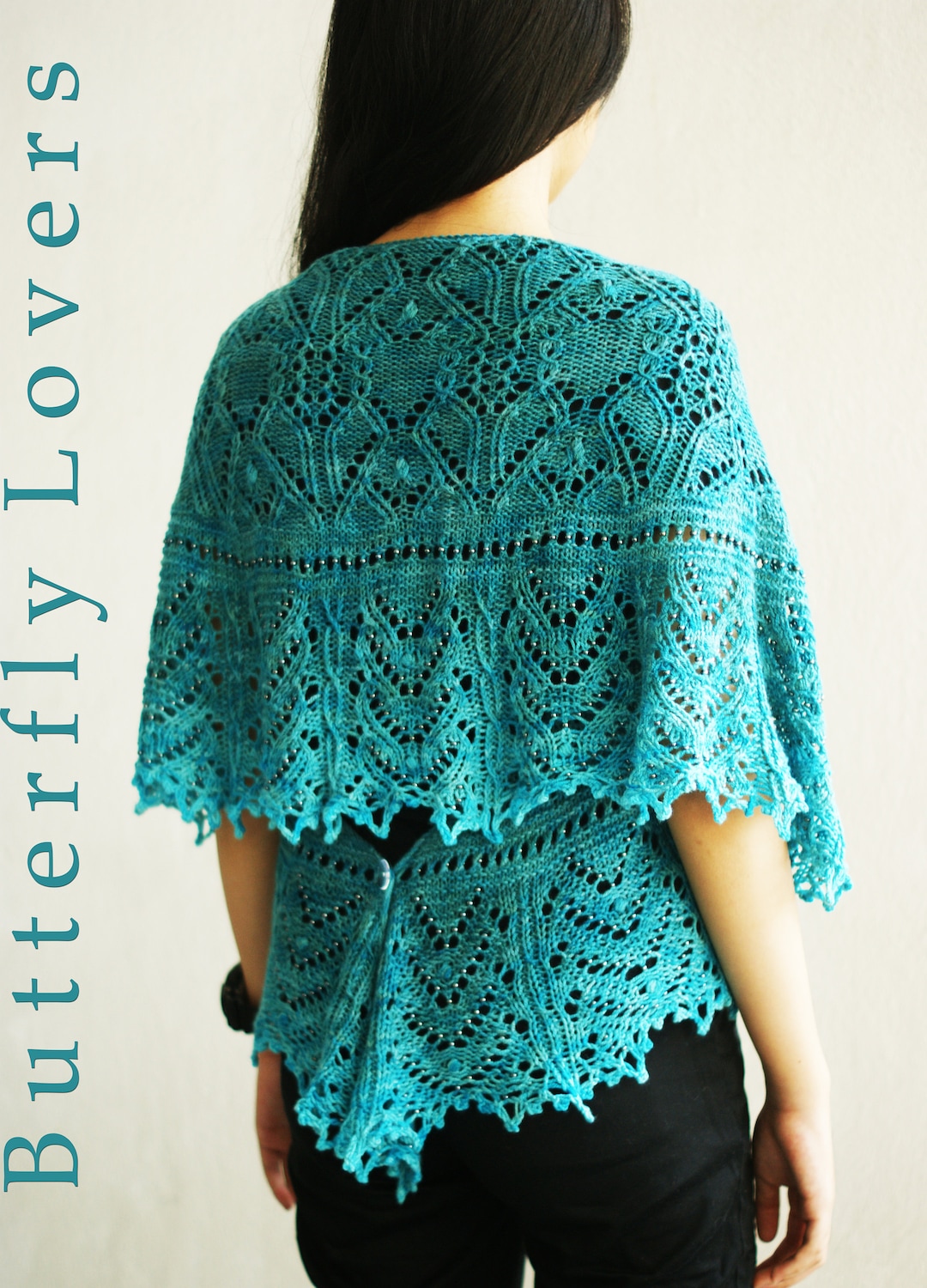 Butterfly Lovers Knitting Shawl Pattern in PDF - Etsy