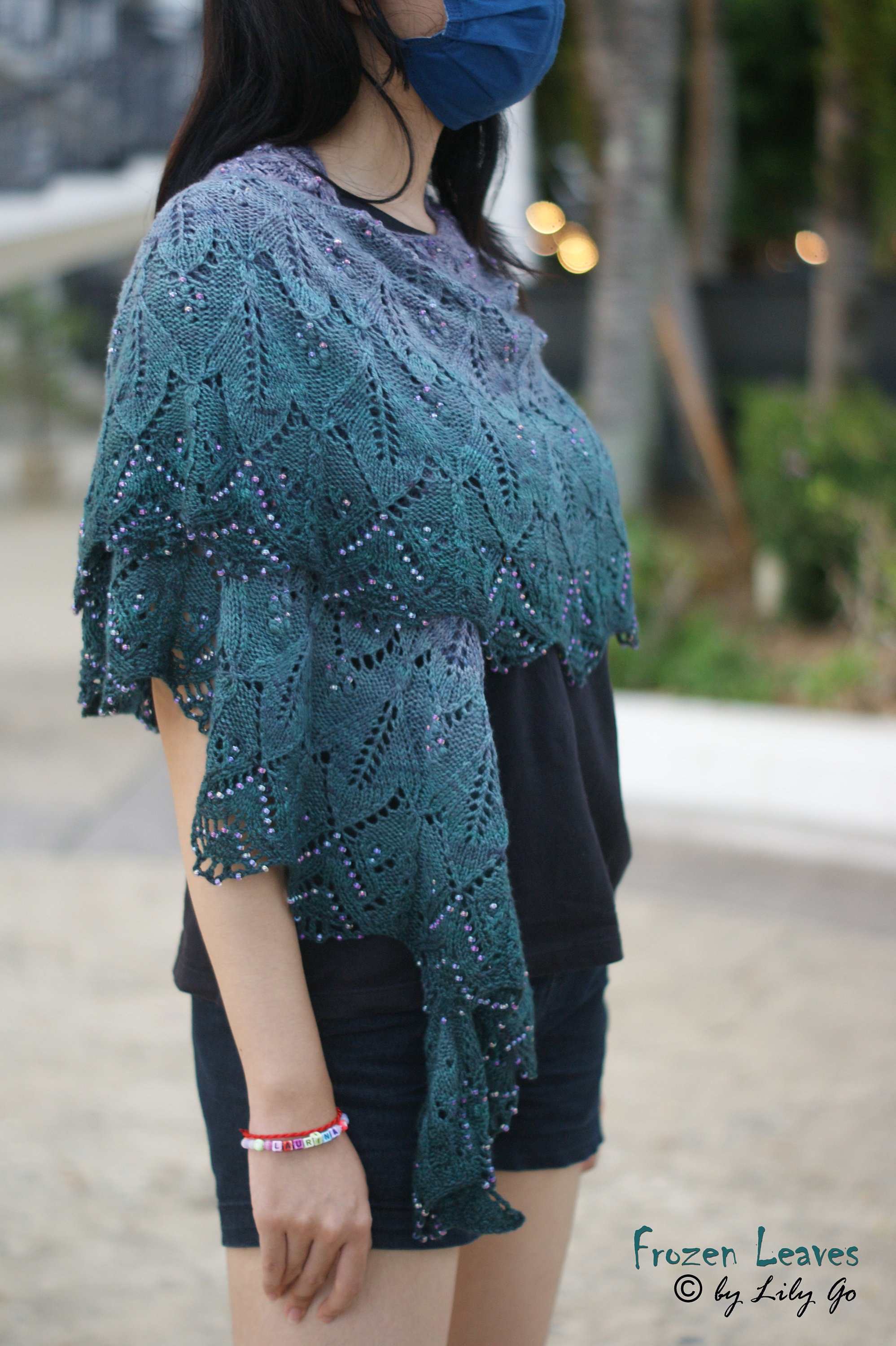 Frozen Leaves Knitting Shawl Pattern - Etsy