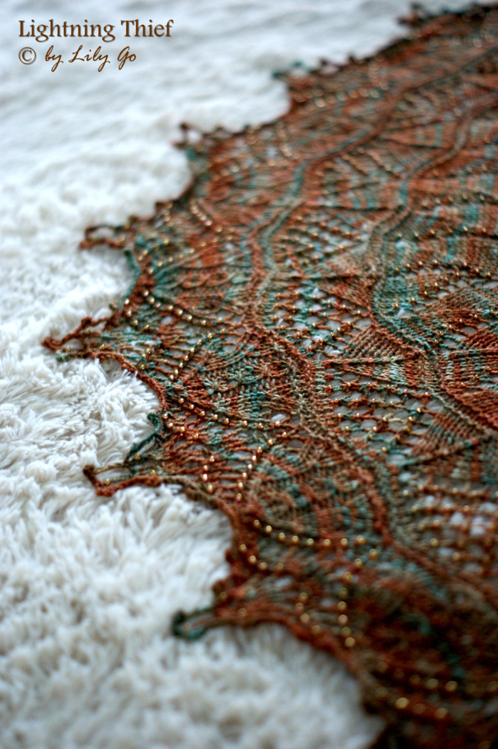 Lightning Thief Knitting Shawl Pattern in PDF - Etsy