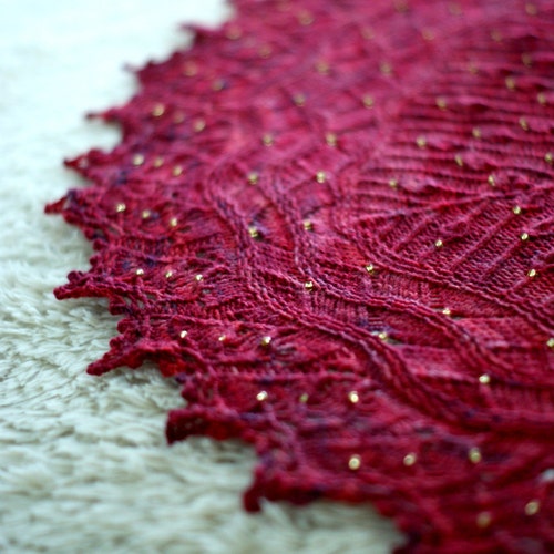 Interview With the Vampire Knitting Shawl Pattern in PDF - Etsy Ireland