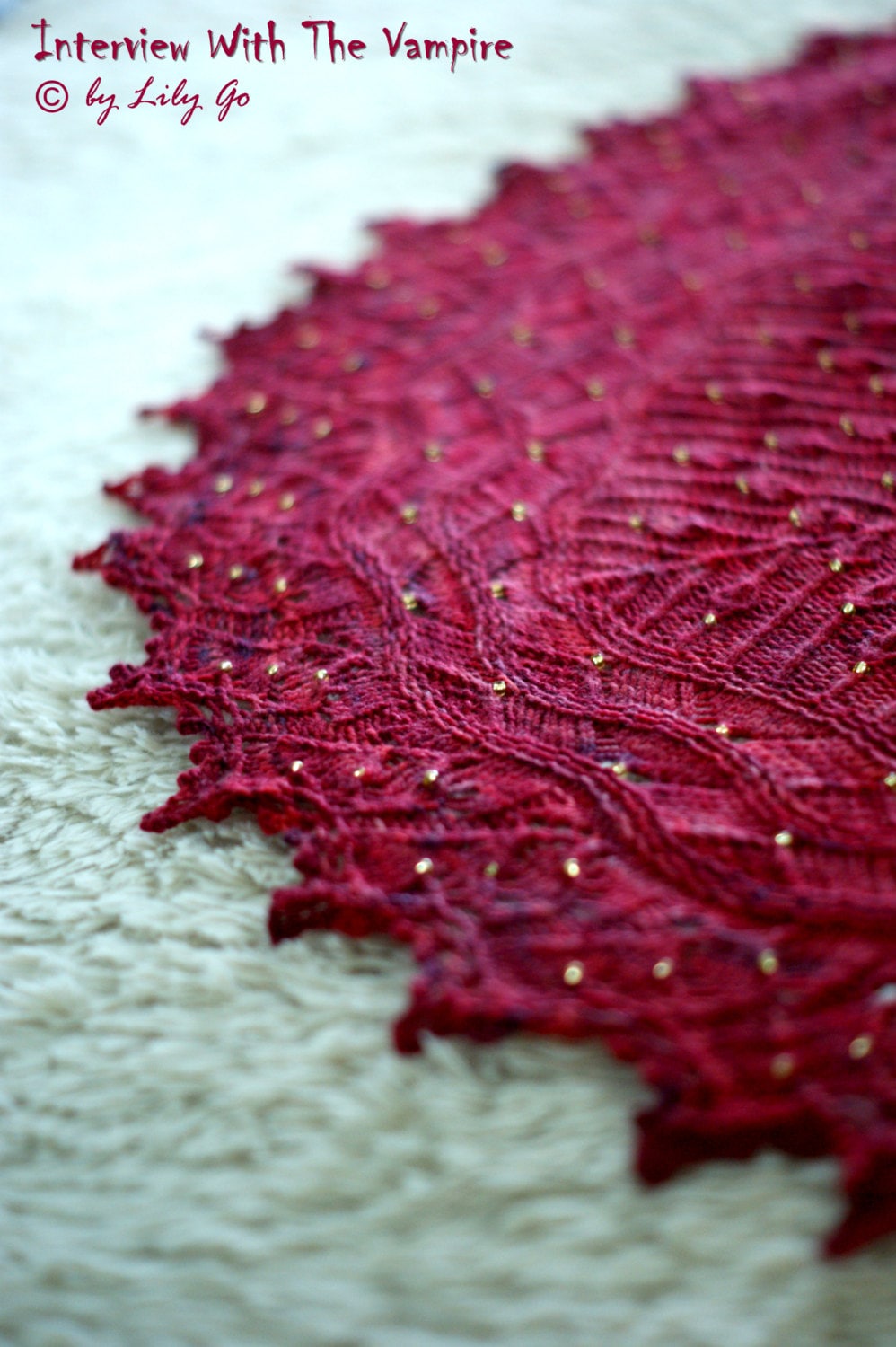 Interview With the Vampire Knitting Shawl Pattern in PDF - Etsy Ireland