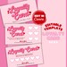 Pink Red Loyalty Card Canva Template DIY Editable Card Small Business ...