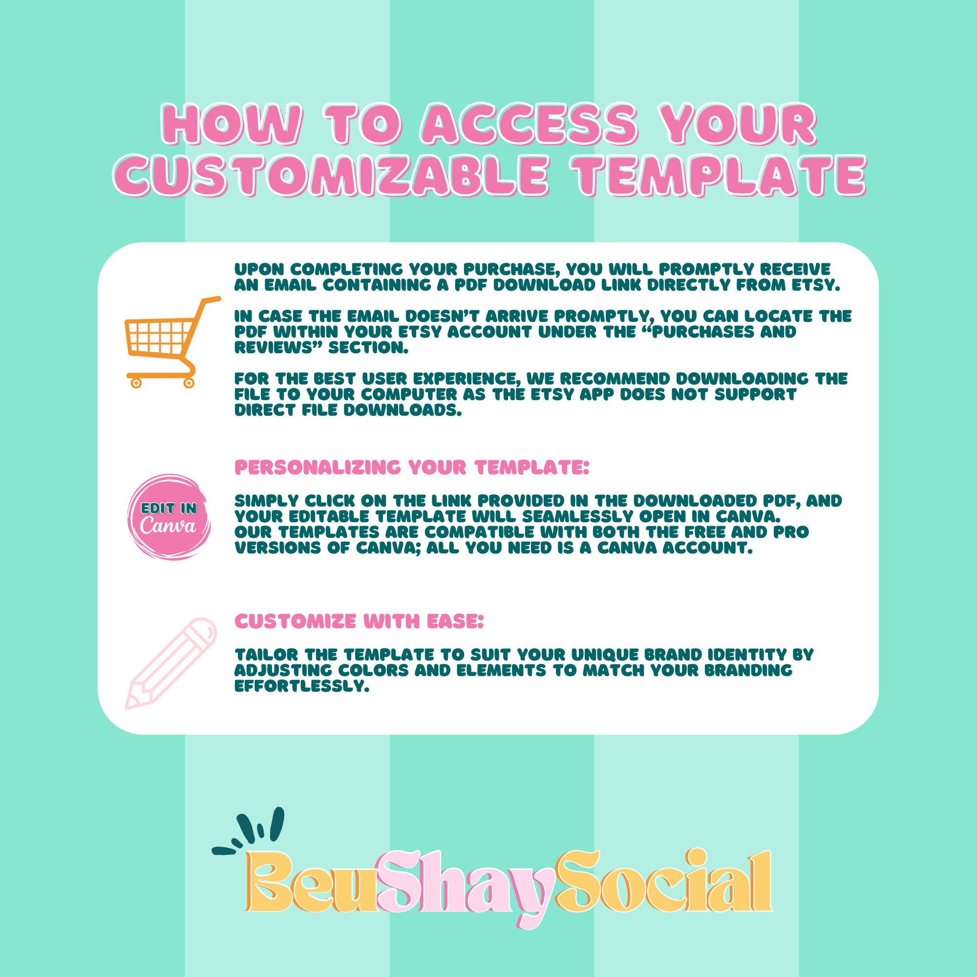 Leave Us a Review Sign - DIY Editable Canva Template - QR Code Sign ...