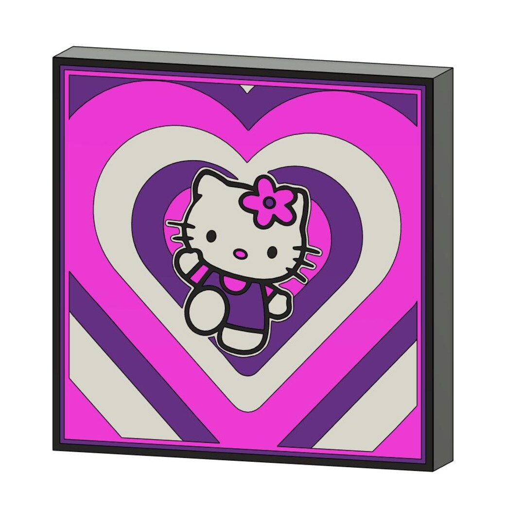 Hello Kitty Lightbox - Etsy