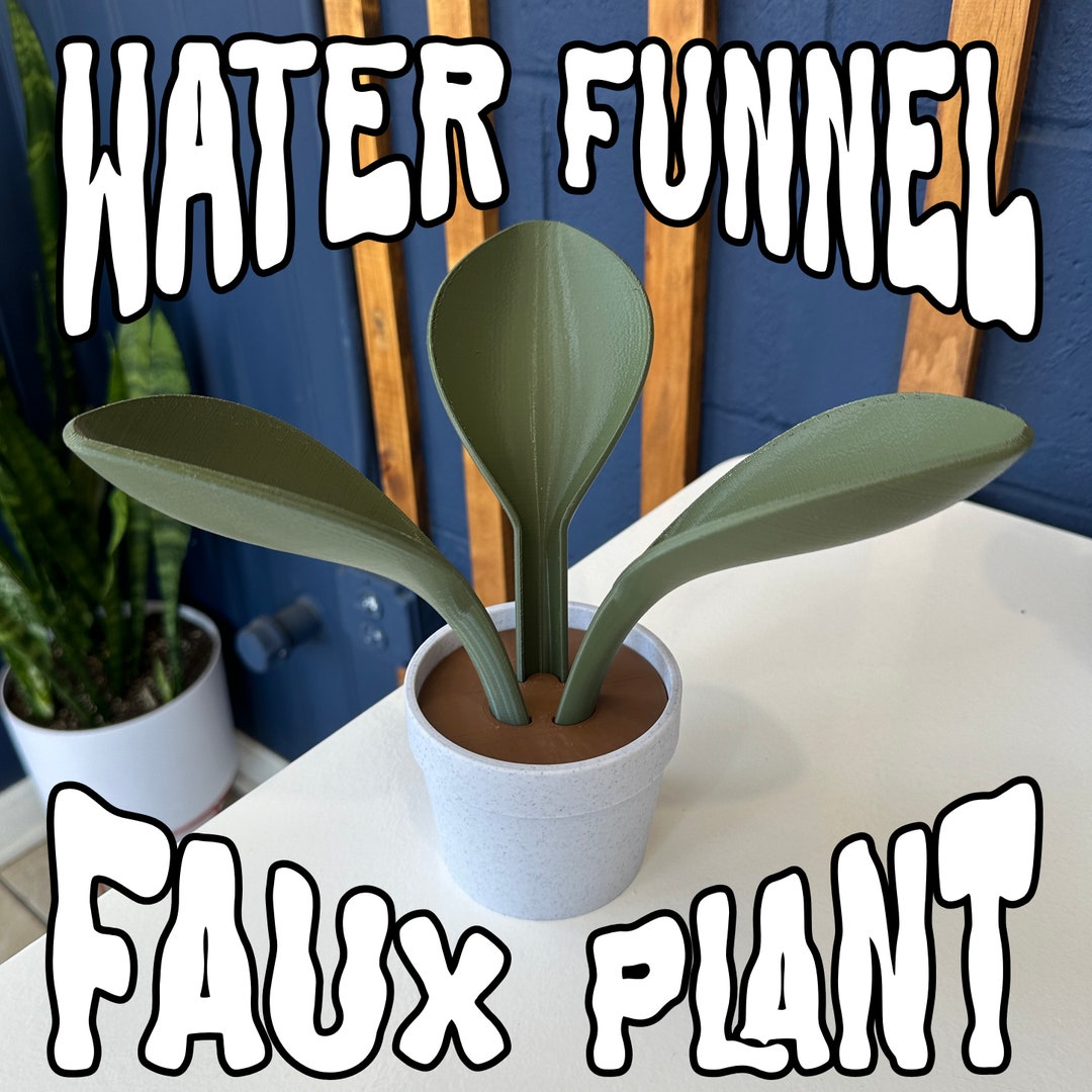 Water Funnel Plant 3D Printed Functional Plant - Etsy