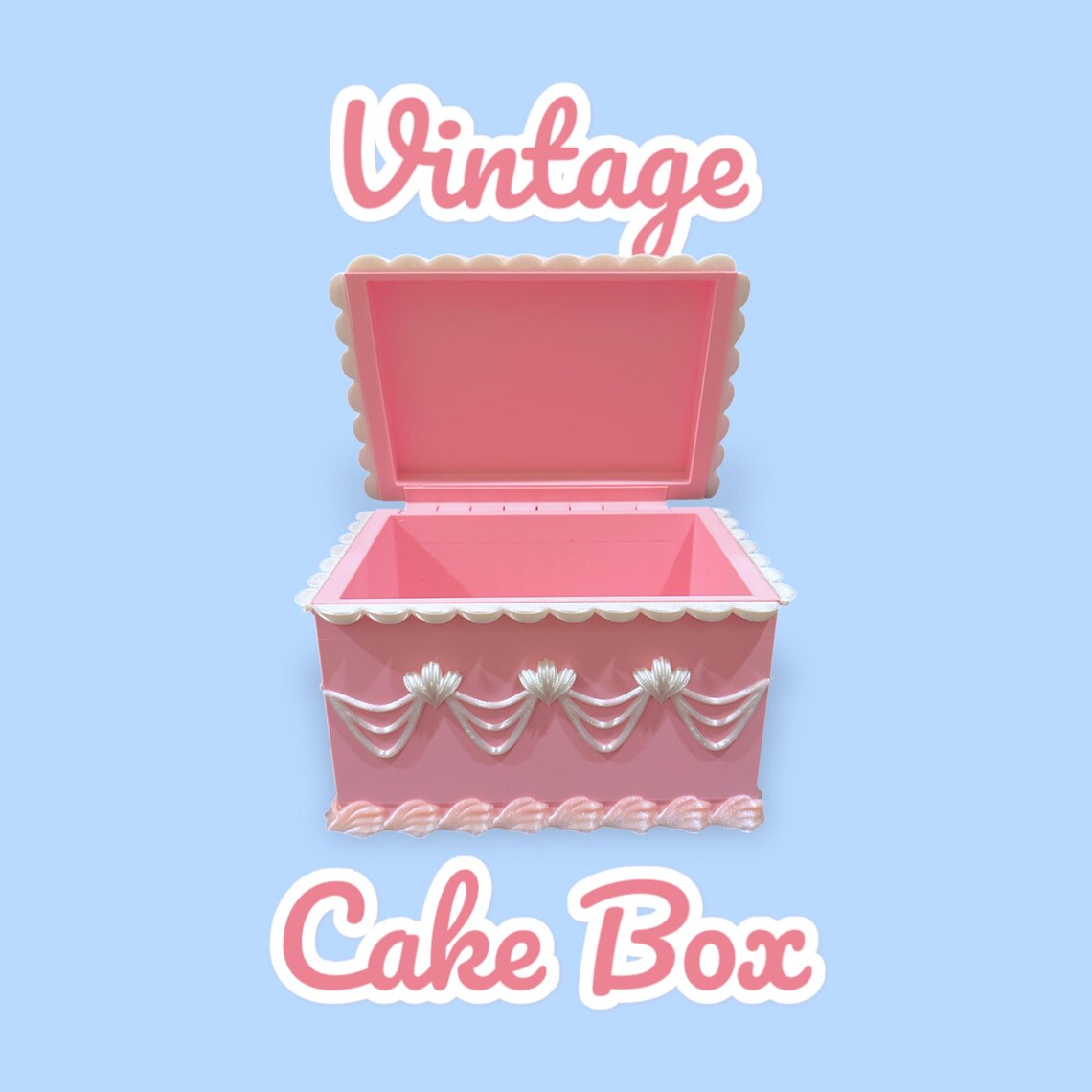 Vintage Cake Trinket Box Cake Storage 3D Printed Cake - Etsy