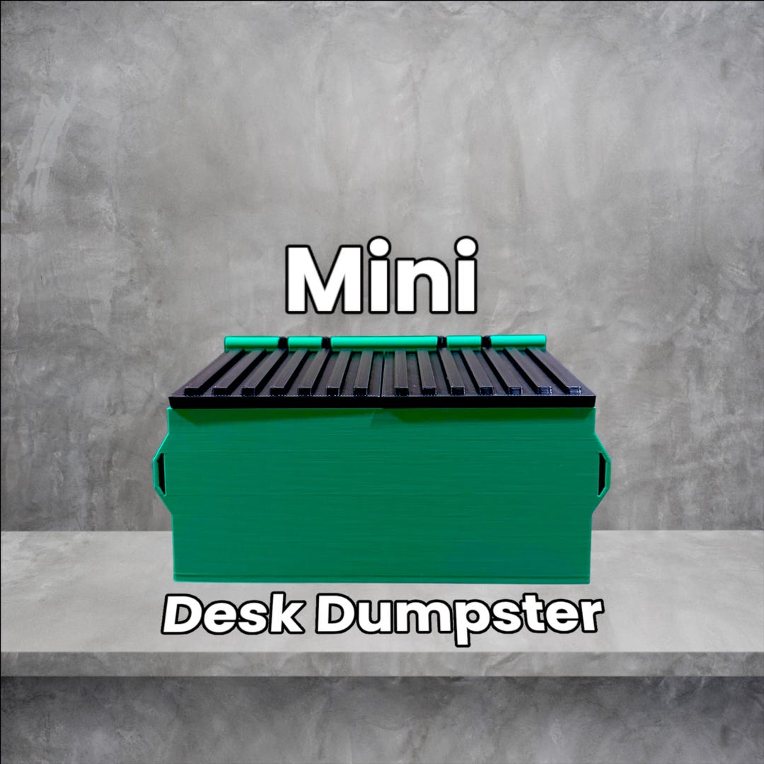 Mini Desk Dumpster | Desk Accessory - Etsy