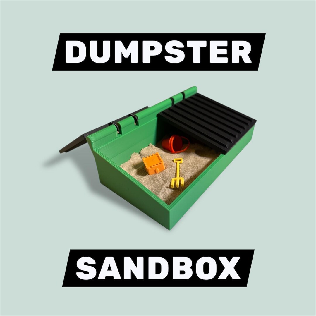 Dumpster Sandbox + Sand & Tools - Etsy