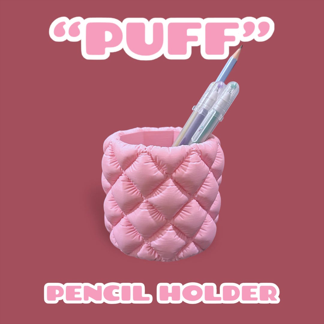 PUFF Pen/pencil Holder 3D Printed Pencil Holder - Etsy