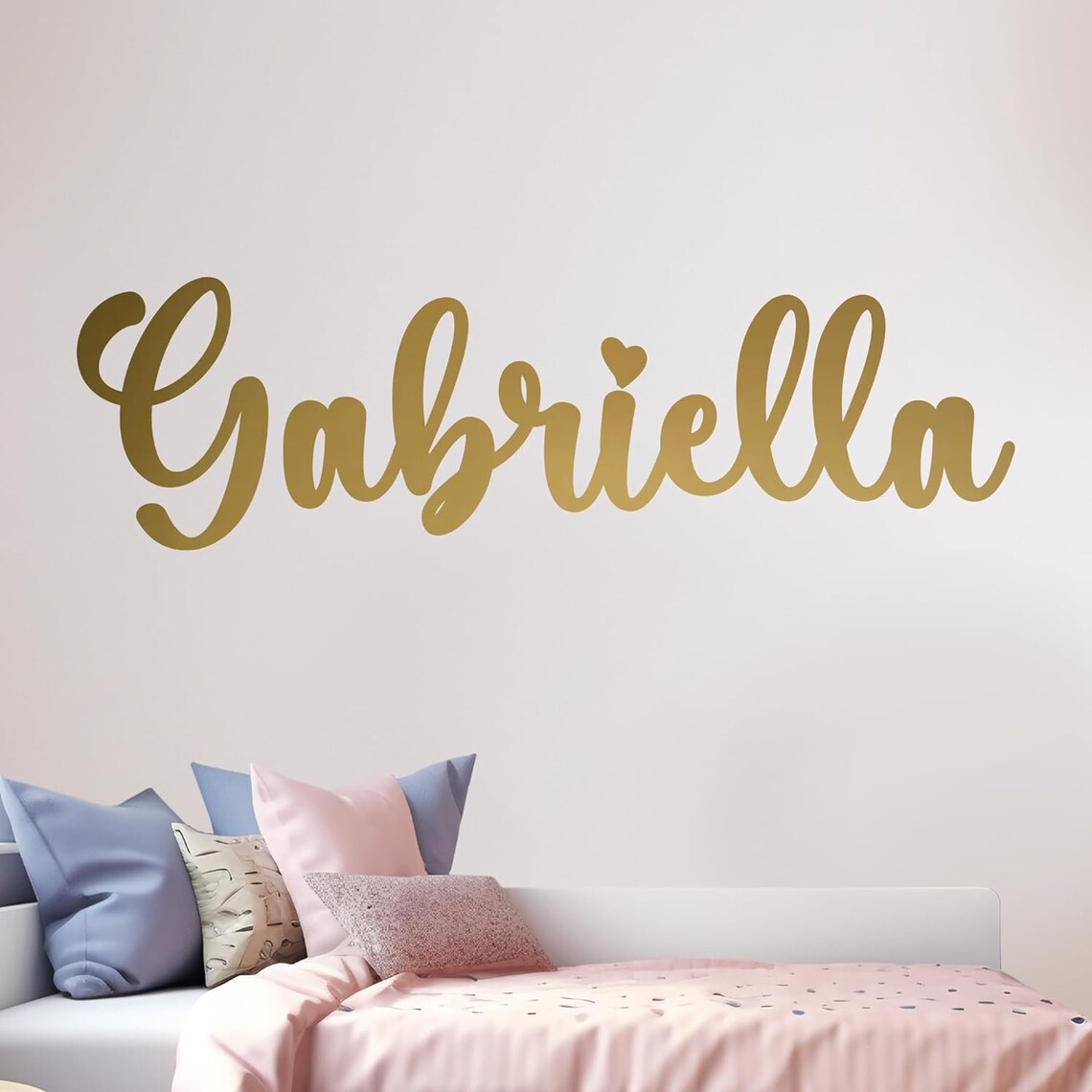 Custom Letters Wall Decals Personalized Wall Decor Name With Fancy Font ...