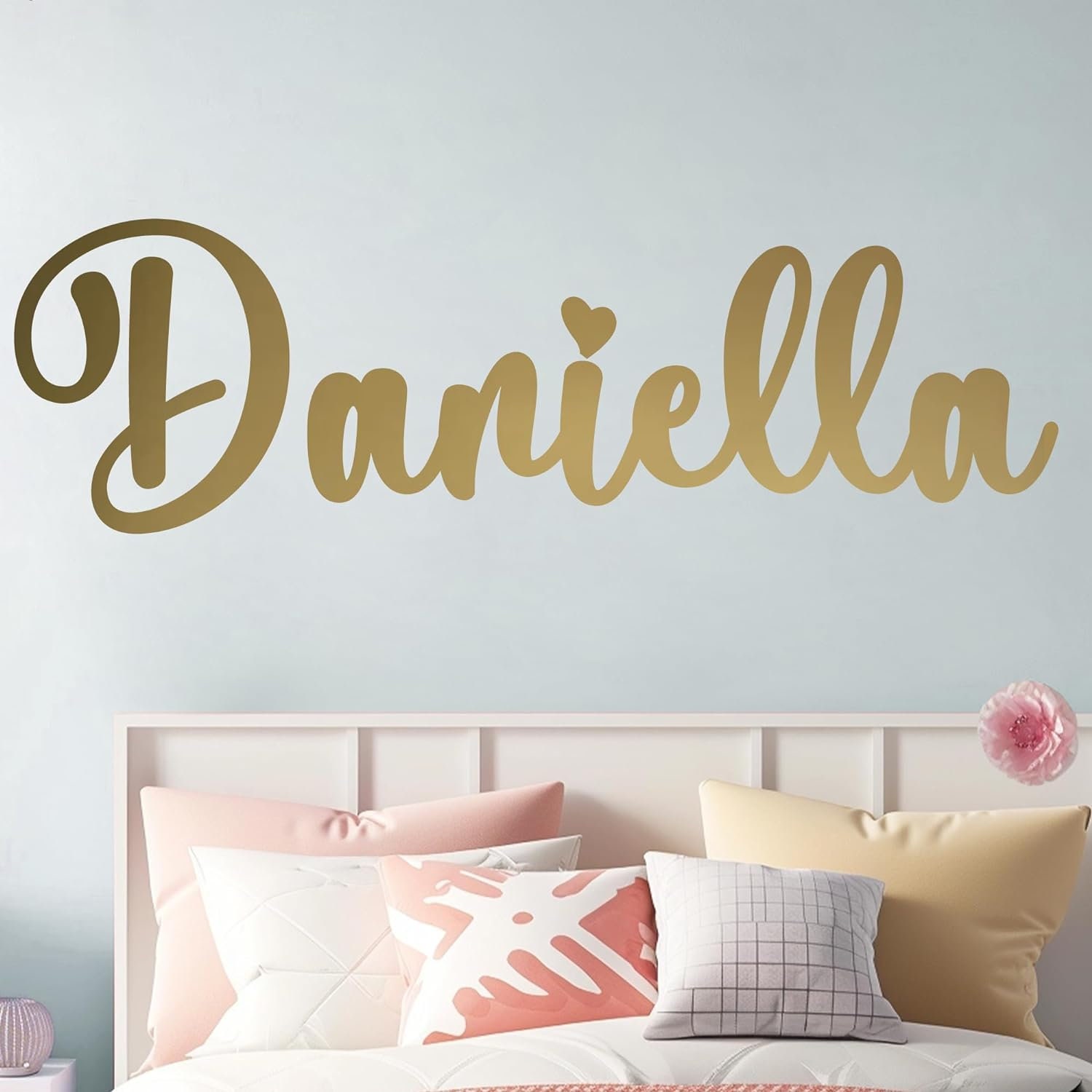Custom Letters Wall Decals Personalized Wall Decor Name With Fancy Font ...