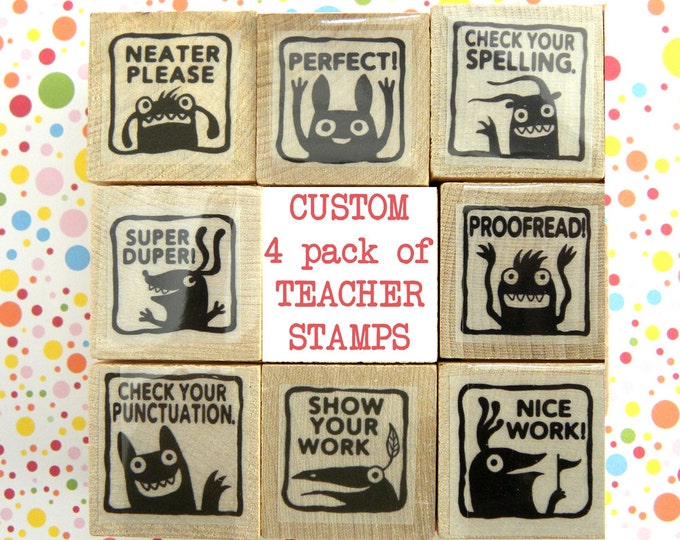 CUSTOM Stamp Set - Etsy