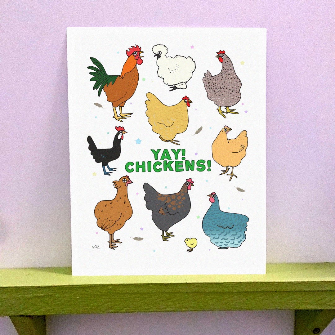 YAY CHICKENS - Etsy