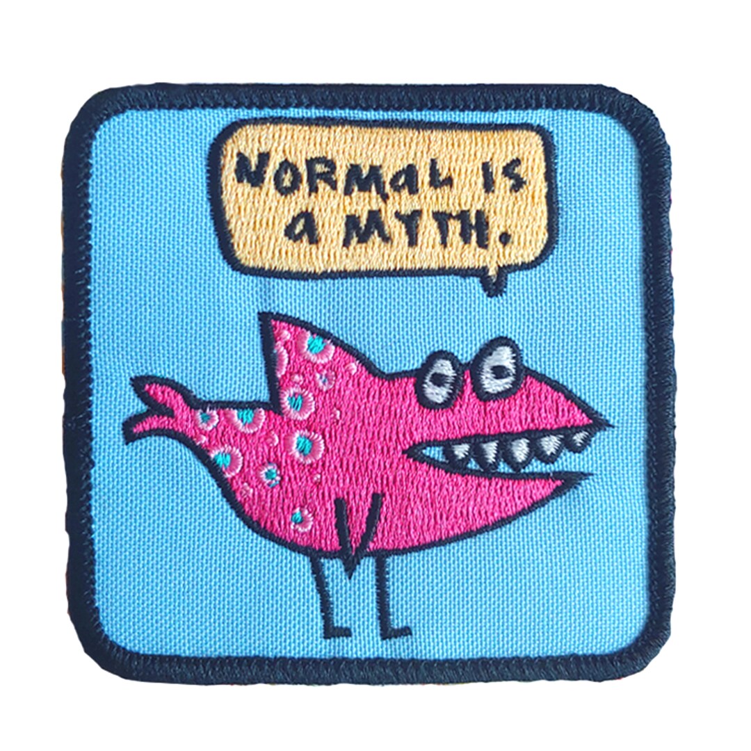Normal is a Myth Iron on Patch - Etsy