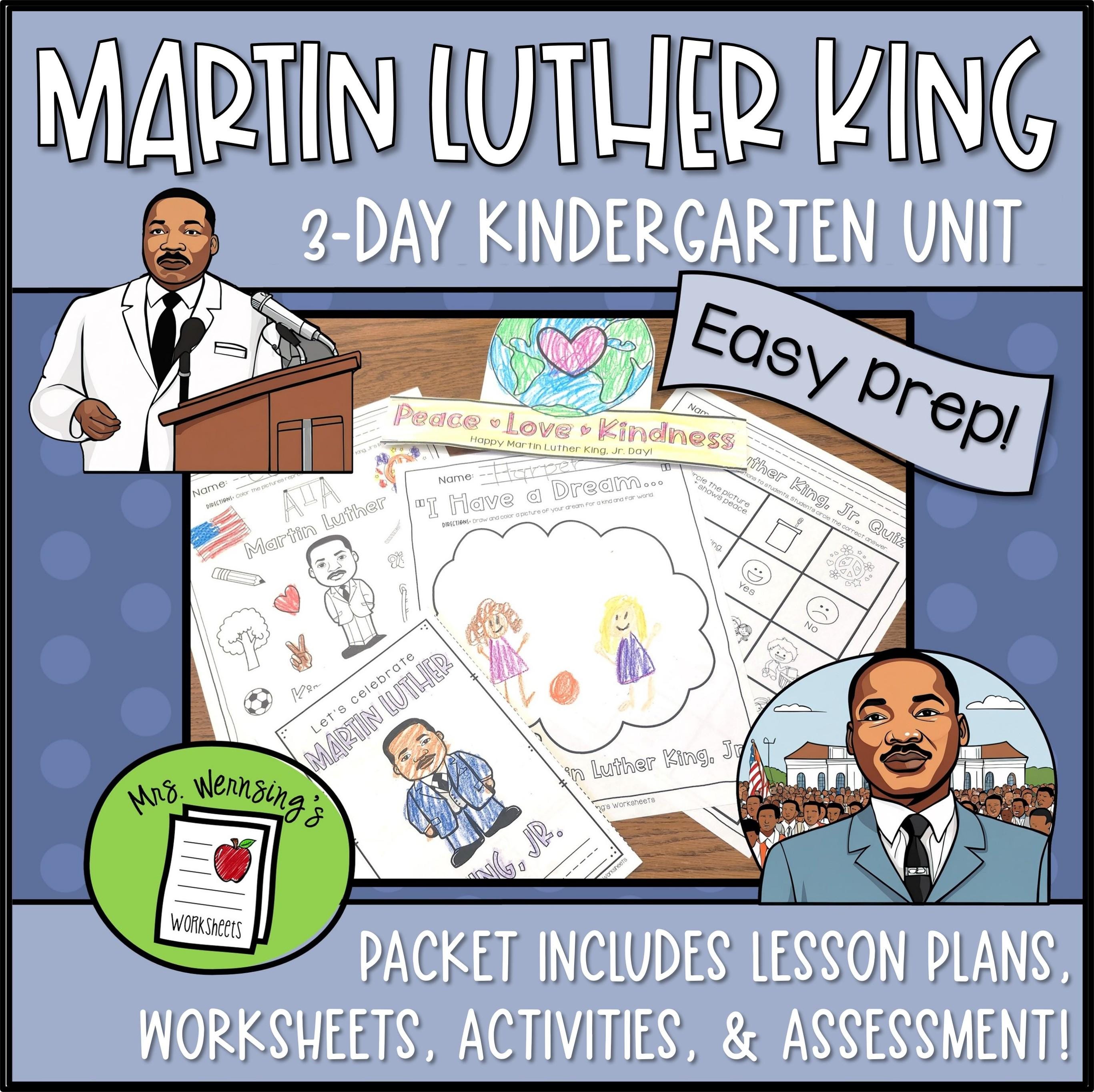 Martin Luther King, Jr. - FUN 3-day Unit! - Etsy