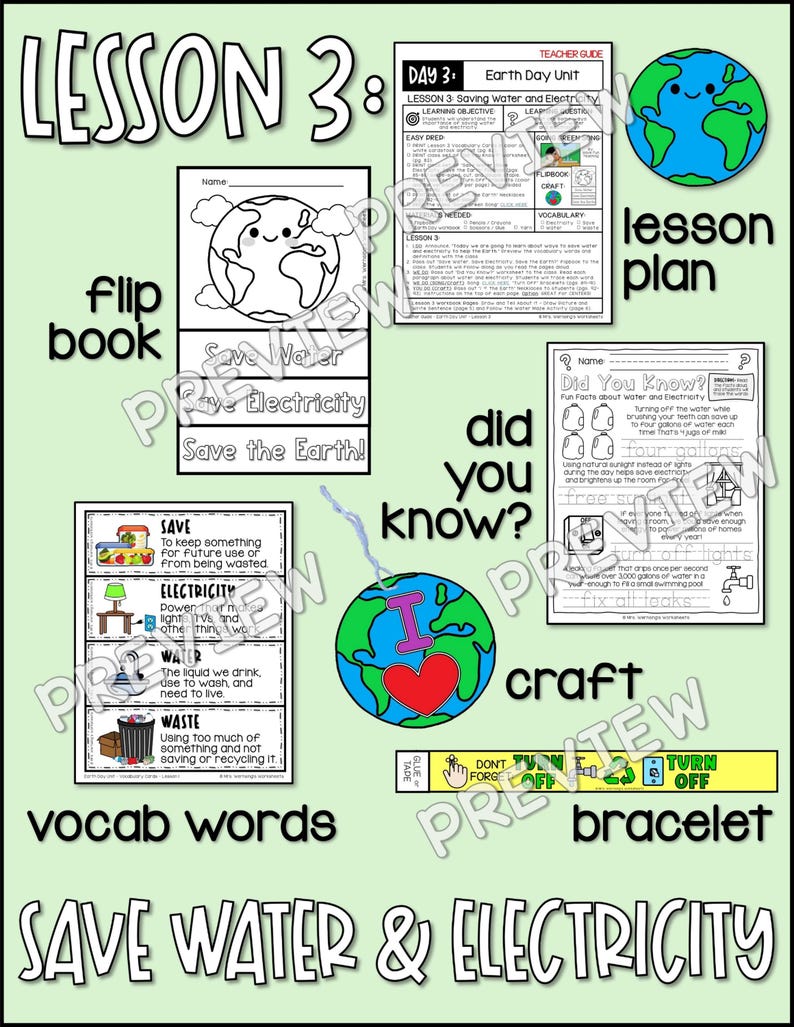 COMPLETE 5-day Earth Day Kindergarten Unit! - Etsy