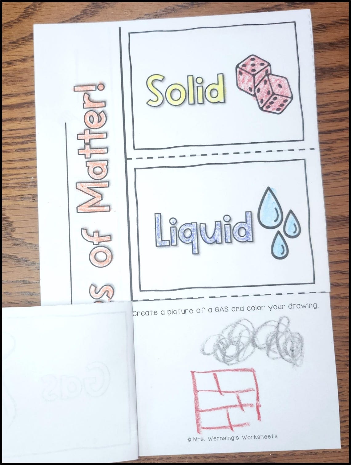 Solid, Liquid, or Gas? Properties of Matter - KINDER SCIENCE - Etsy