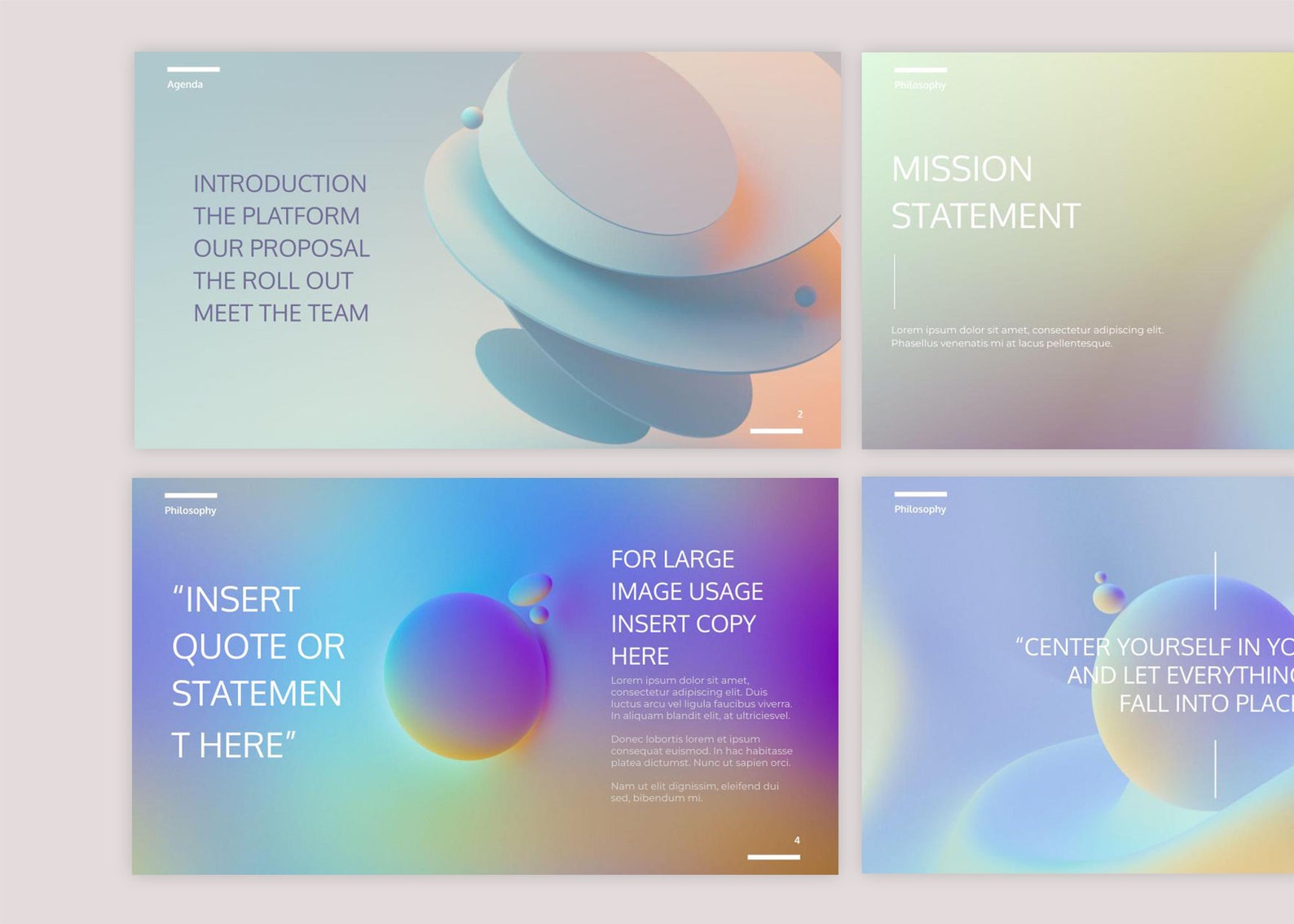 Modern Stylish Theme Presentation Template | 30+ Slides | Google Slides ...