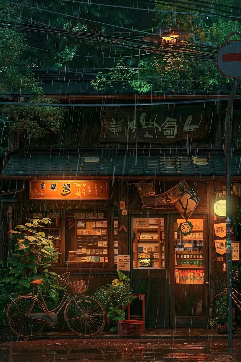 Japanese Bookstore iPhone Wallpapers, Fantasy Wallpapers Iphone, 3D ...