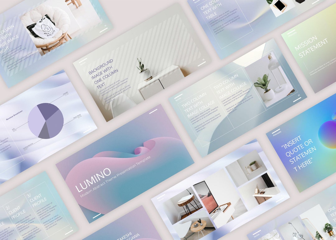 Modern Stylish Theme Presentation Template | 30+ Slides | Google Slides ...