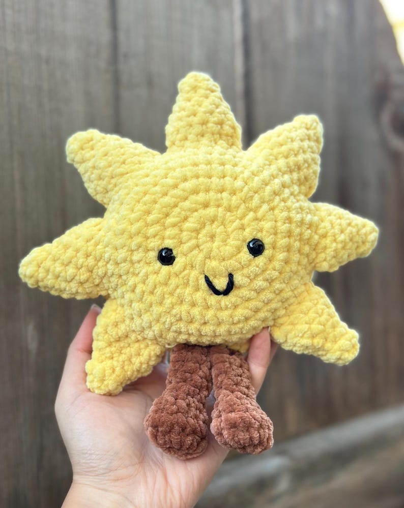 Assorted Crochet Plushie Amigurumi (cloud, Sun, Heart, Coffee ...