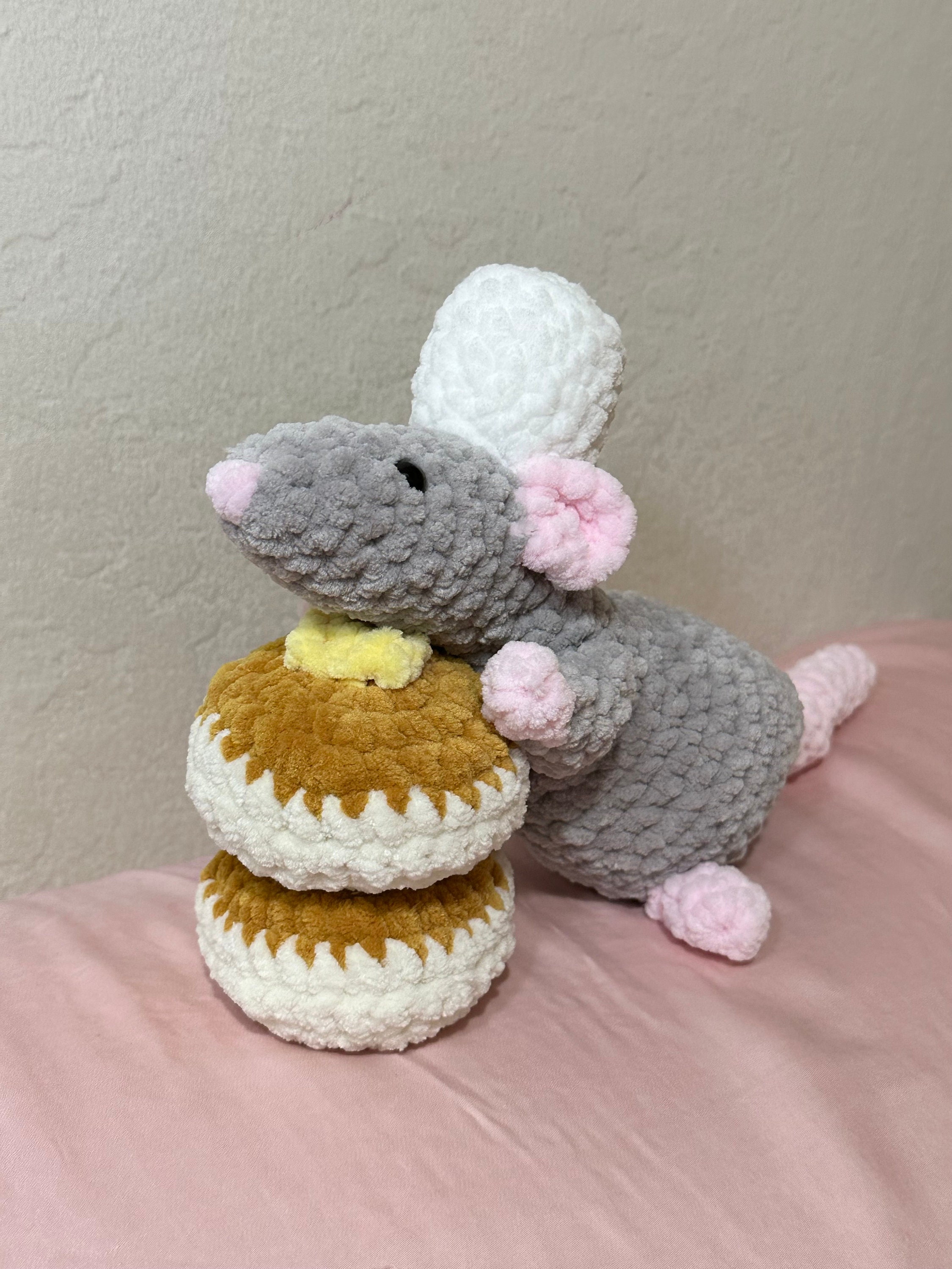 Chef Rat With Pancakes Crochet Plush Amigurumi - Etsy