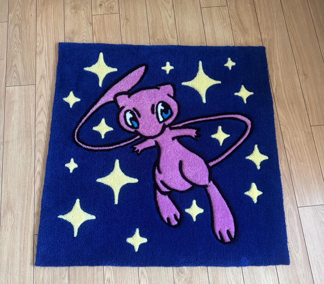 Mew Tufted Rug - Etsy