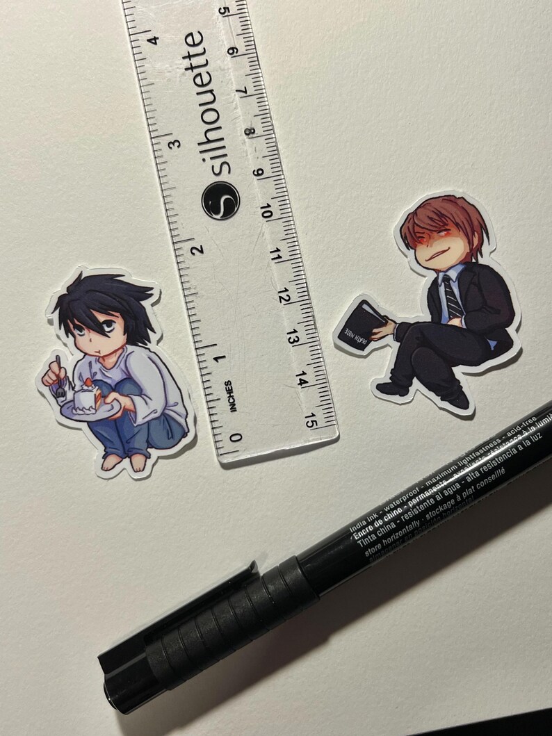 Death Note Stickers 2-in. Death Note Character Stickers Anime Stickers ...