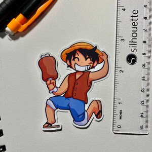 One Piece Stickers | 3-in. Straw Hat Stickers | Straw Hat Pirates Decor ...
