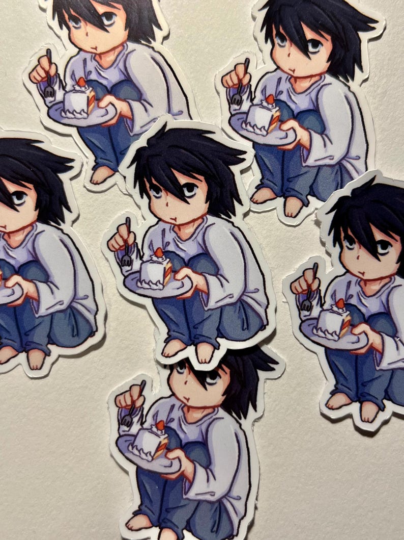 Death Note Stickers 2-in. Death Note Character Stickers Anime Stickers ...