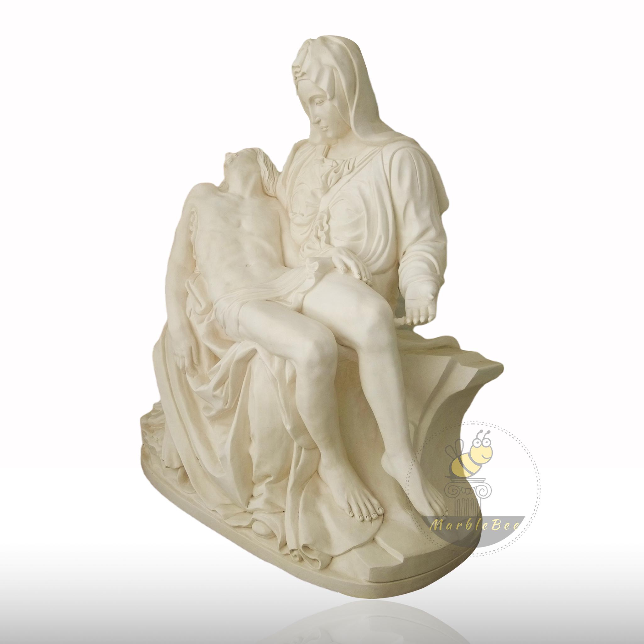 La Pietà Di Michelangelo Replica Marble Statue - Etsy