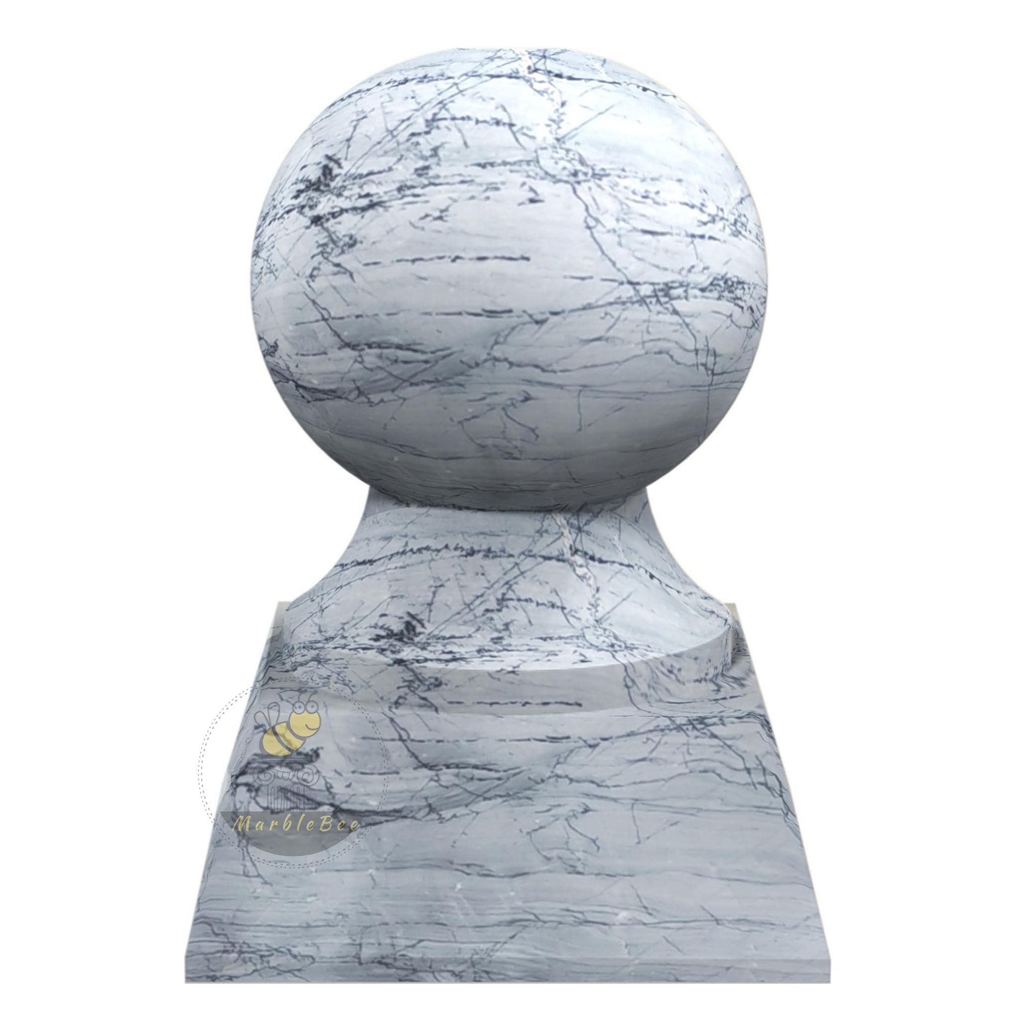 White Stone Column Tops in Stock - Etsy