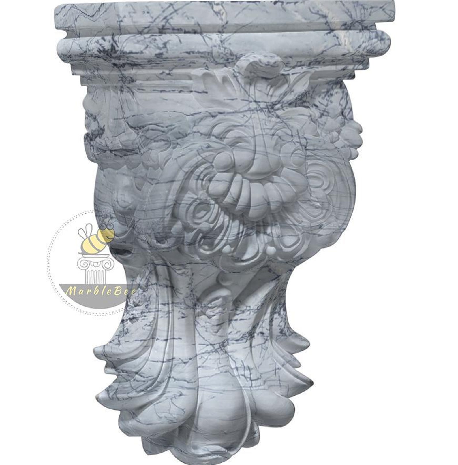 Travertine Corbels: Classical Beige Limestone Brackets, 7.87" - Etsy