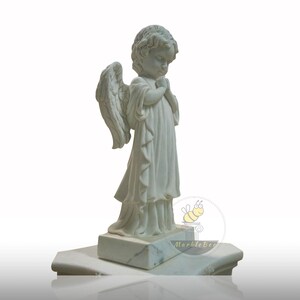 Marble Angel Statue - Etsy
