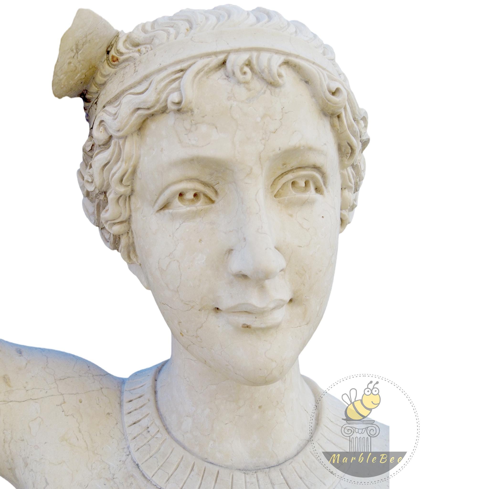 Marble Goddess of Youth Hebe Statue - Etsy