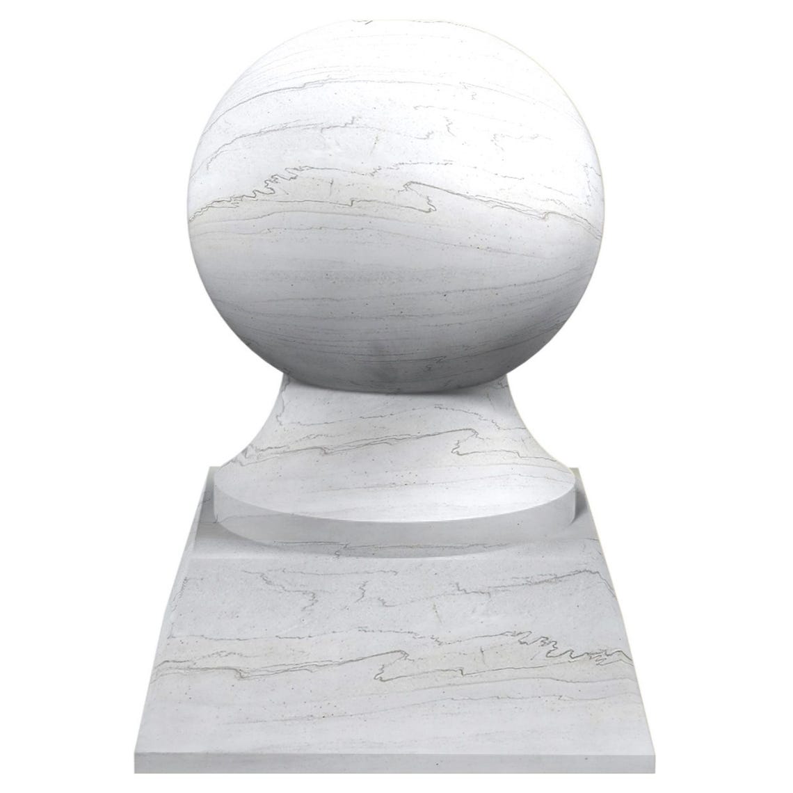 White Stone Column Tops in Stock - Etsy