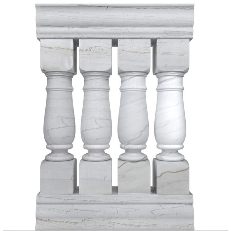 Marble Balusters: Elegant Stair & Balcony Railings - Etsy