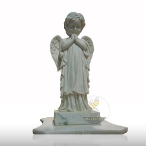 Marble Angel Statue - Etsy