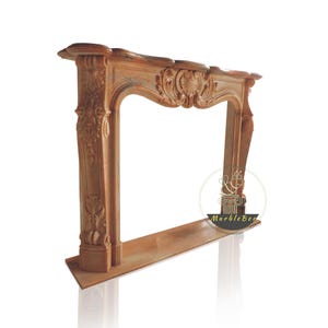 Louis XV Marble Fireplace Surround - Etsy
