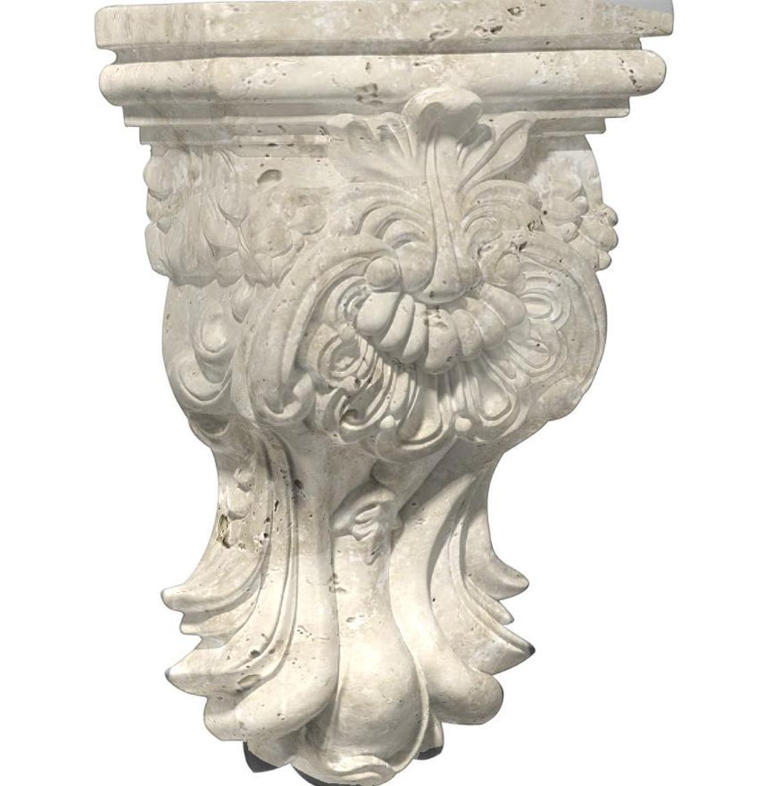 Travertine Corbels: Classical Beige Limestone Brackets, 7.87" - Etsy