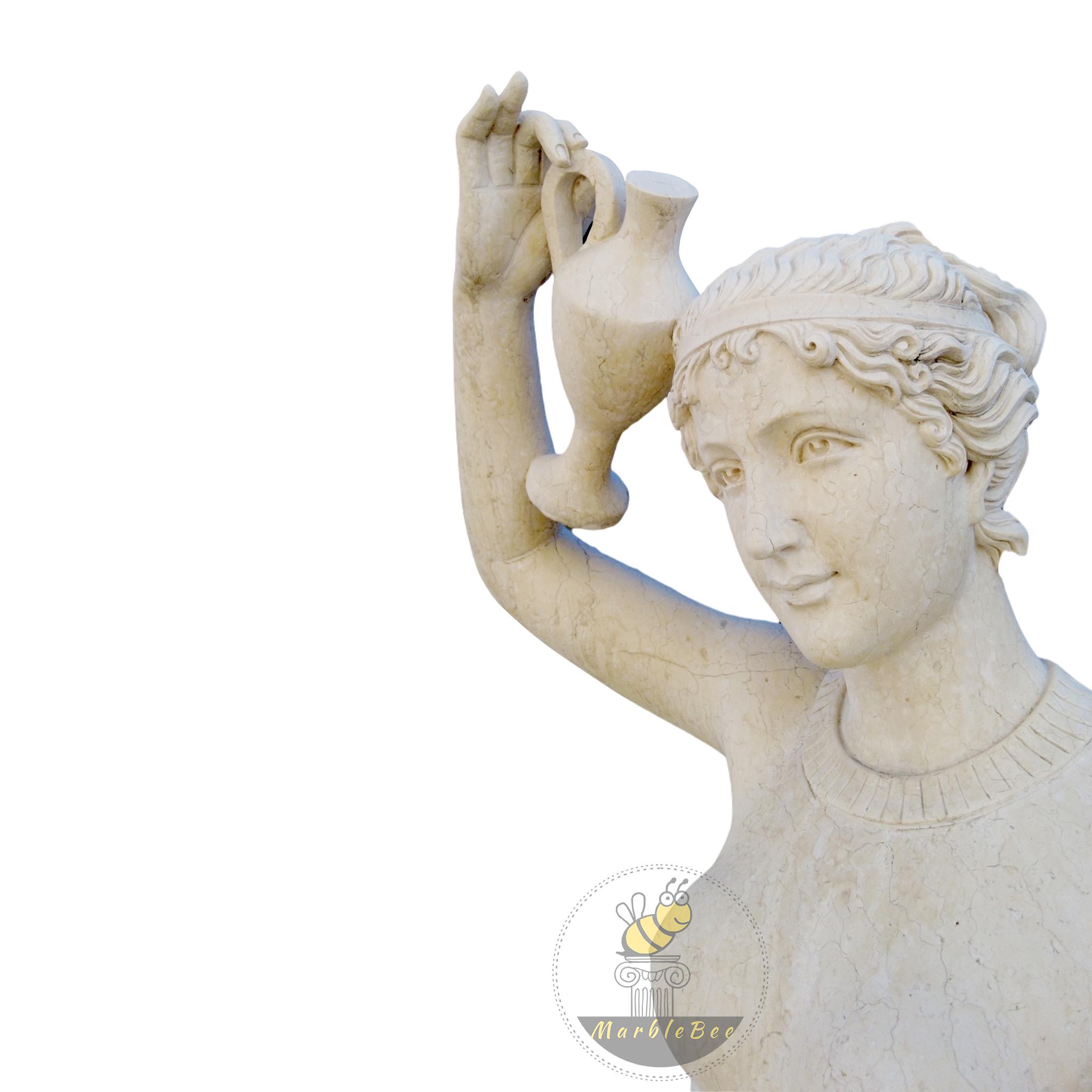 Marble Goddess of Youth Hebe Statue - Etsy