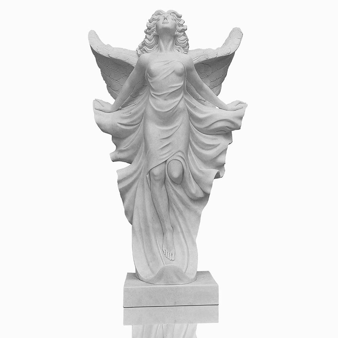 White Roman Marble Sculpture of Winged Victory of Samothrace - Etsy