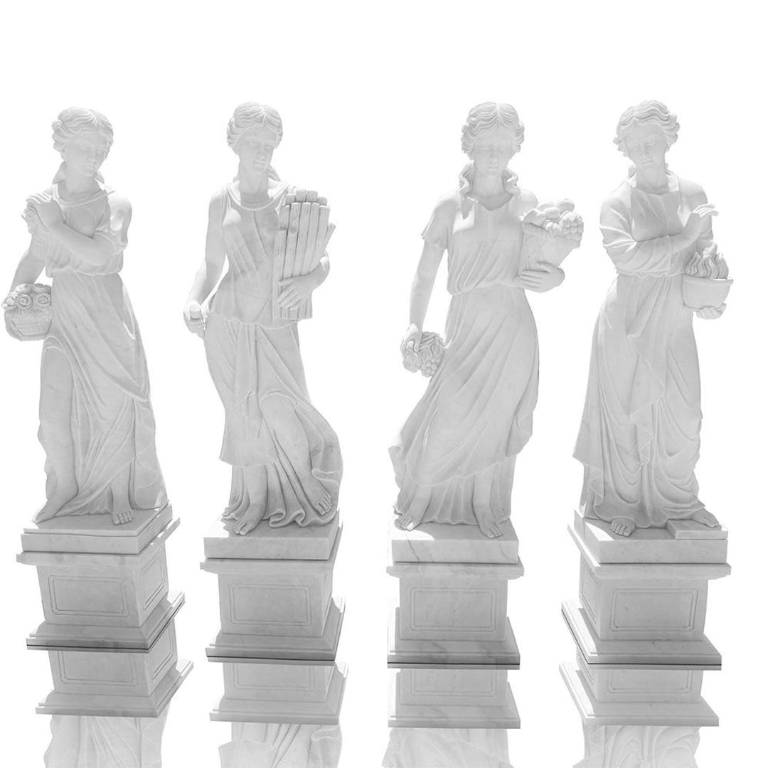Greek Goddesses of the Seasons | Luxury Marble Statues for Outdoor ...