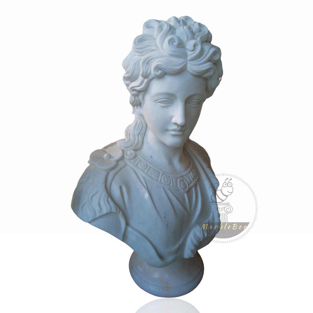 Ancient Greek Philosopher Bust – Hand-carved Marble Masterpiece - Etsy