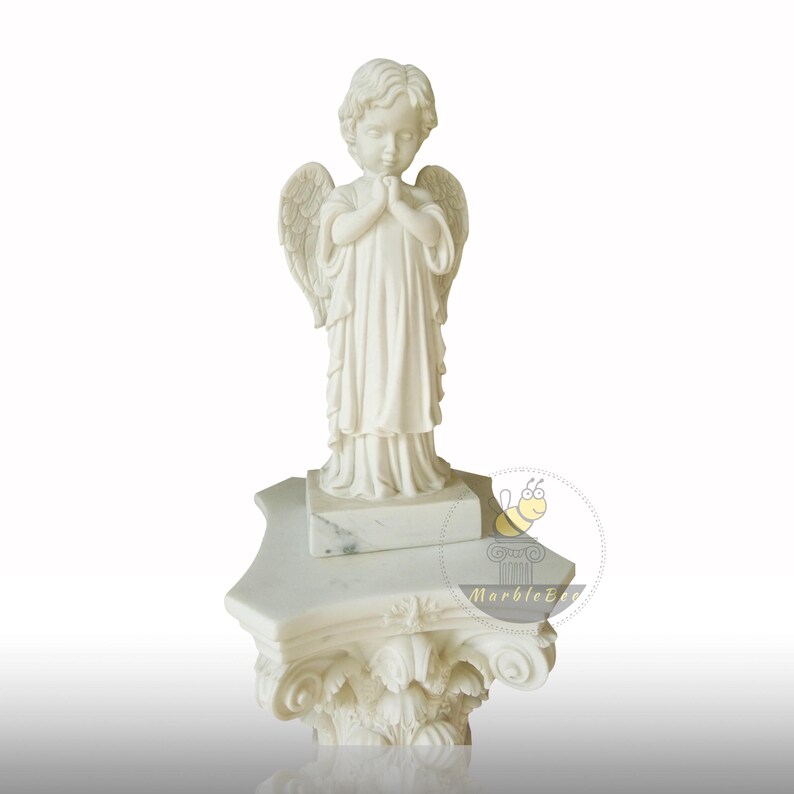 Marble Angel Statue - Etsy